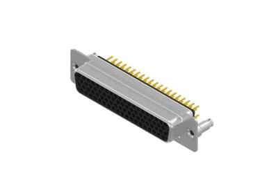 D-SUB High Density • 78-pos. • Socket • Solder pin straight • Threaded rear spacer • Quality class 3 • UNC 4-40 for sale