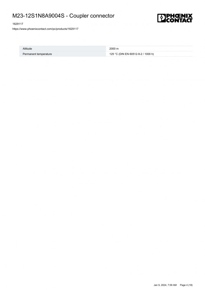 Phoenix Contact 1629117 technical document page 4