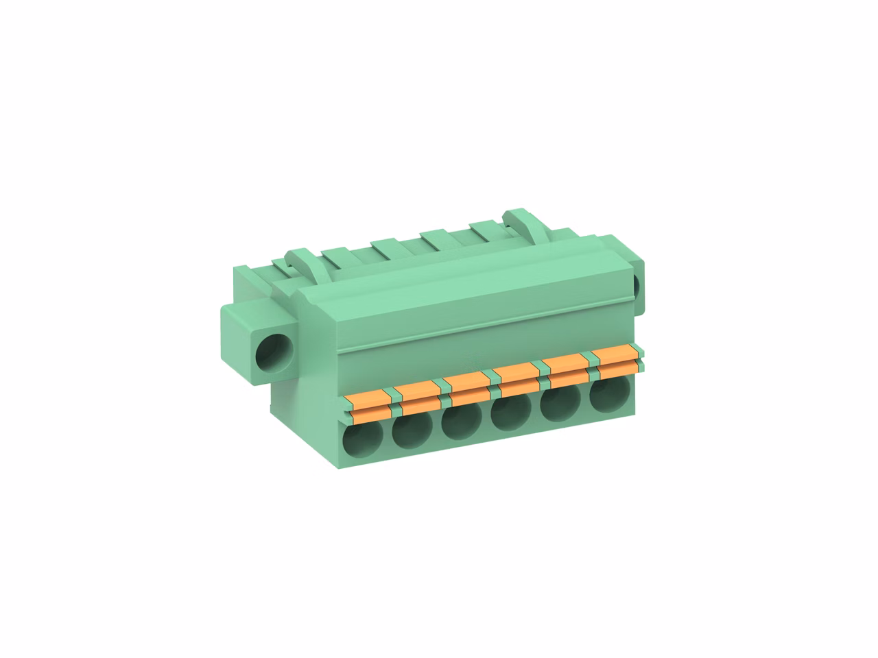 5.08mm Pitch Eurostyle Horizontal Plug, Spring-Type, In-Line, with Retention Ends, 7 Circuits for sale