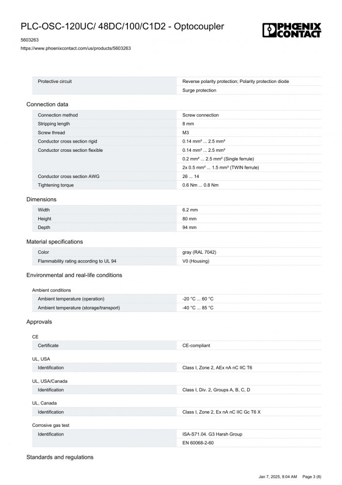 Phoenix Contact 5603263 technical document page 3