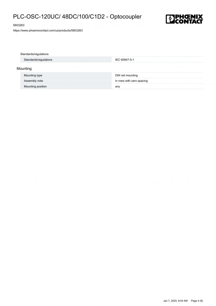 Phoenix Contact 5603263 technical document page 4