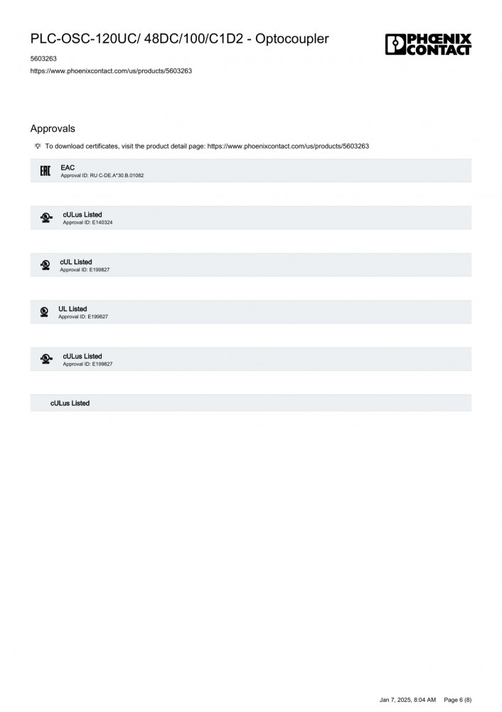Phoenix Contact 5603263 technical document page 6