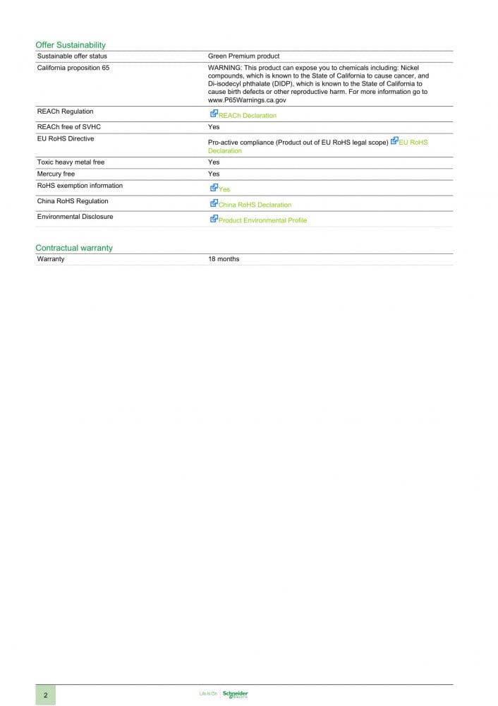 9001KYK14 technical document page 2
