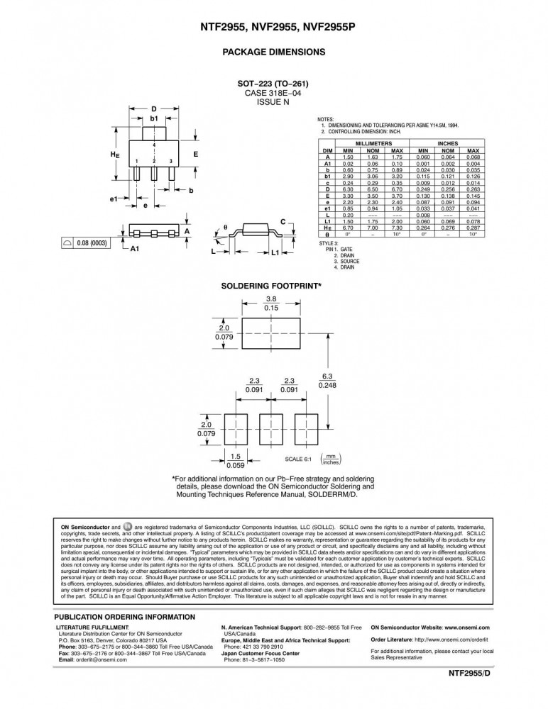 NTF2955T1G datasheet page 5