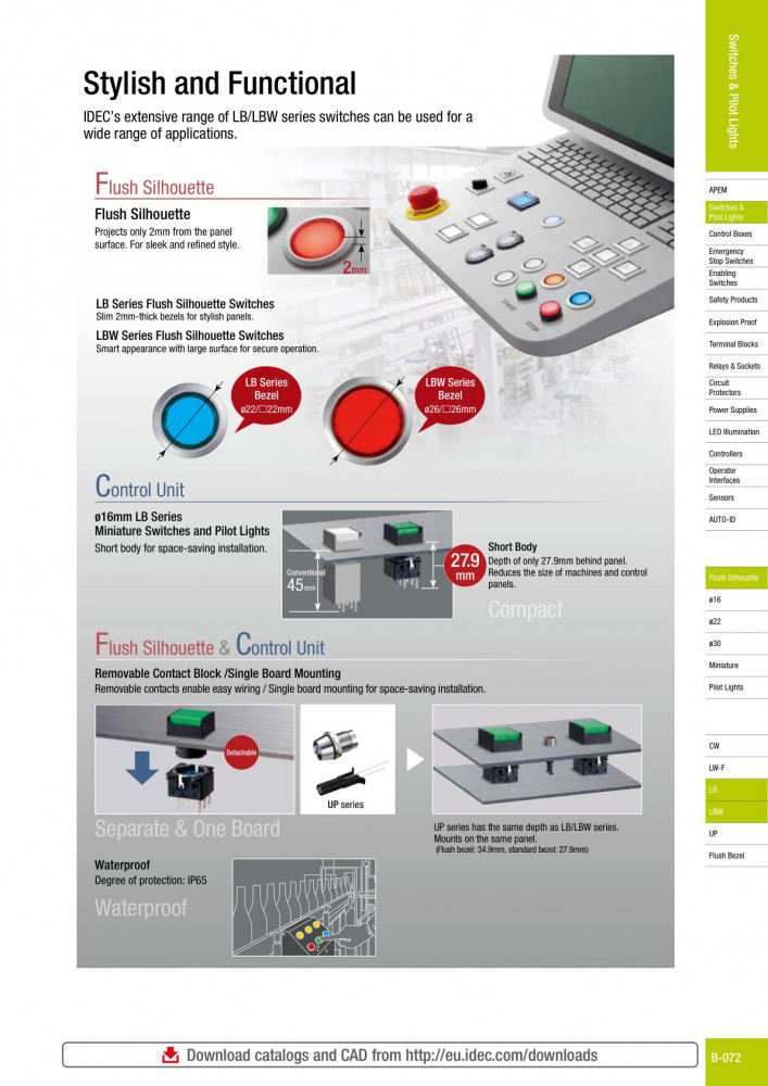 IDEC LB Series document page 2
