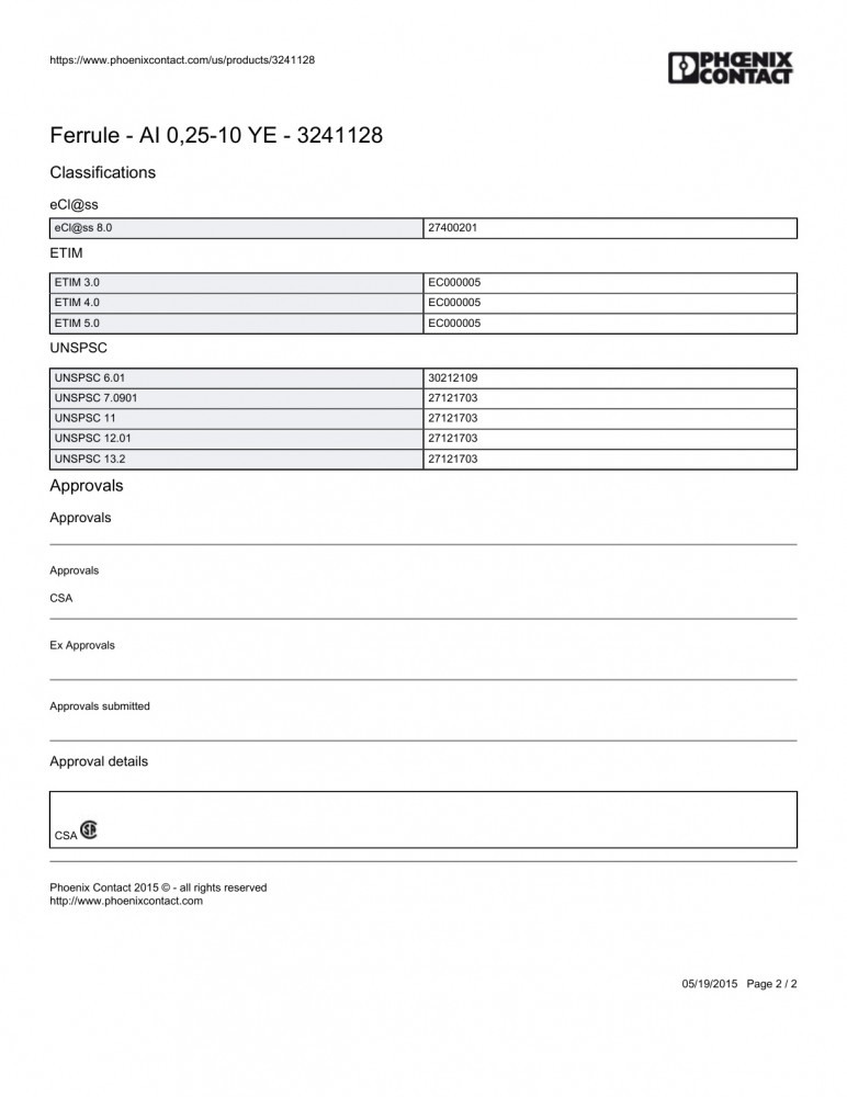 Phoenix Contact 3241128 technical document page 2