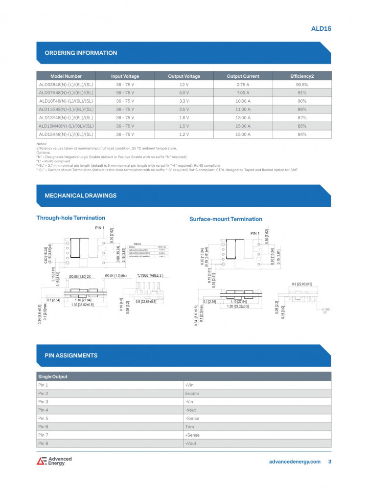 ALD07A48-SL datasheet page 3