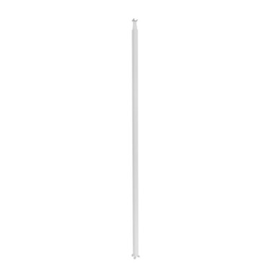 1 compartment, 2 sides snap-on column. Aluminium body, PVC cover. 3,90m to 5,10m. White finish for sale