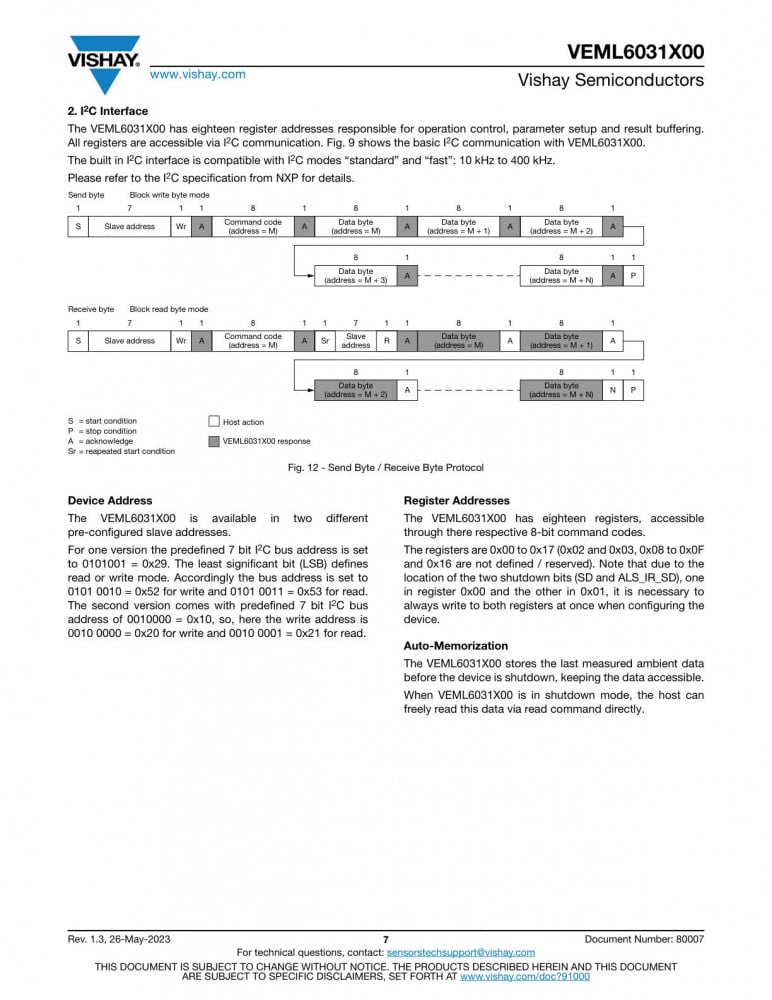 VEML60311X00-GS15 datasheet page 7