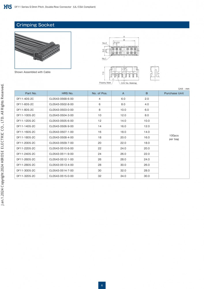 HRS DF11 datasheet page 6
