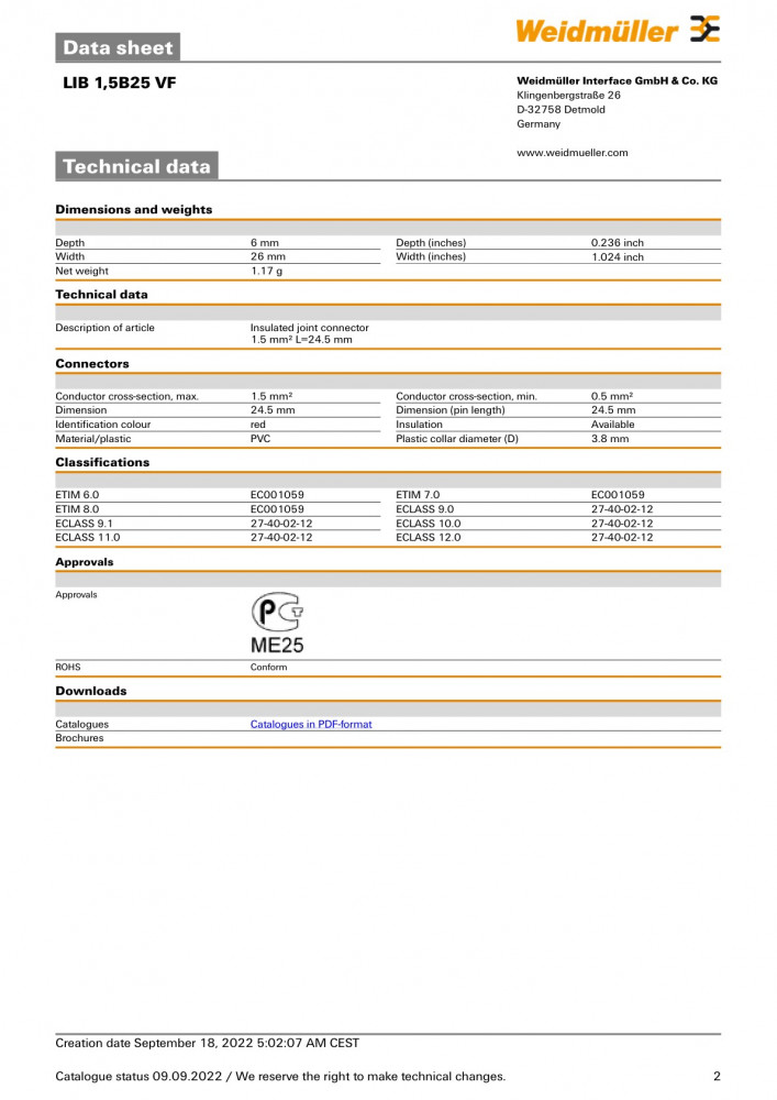 WEIDMULLER 9200490000 document page 2