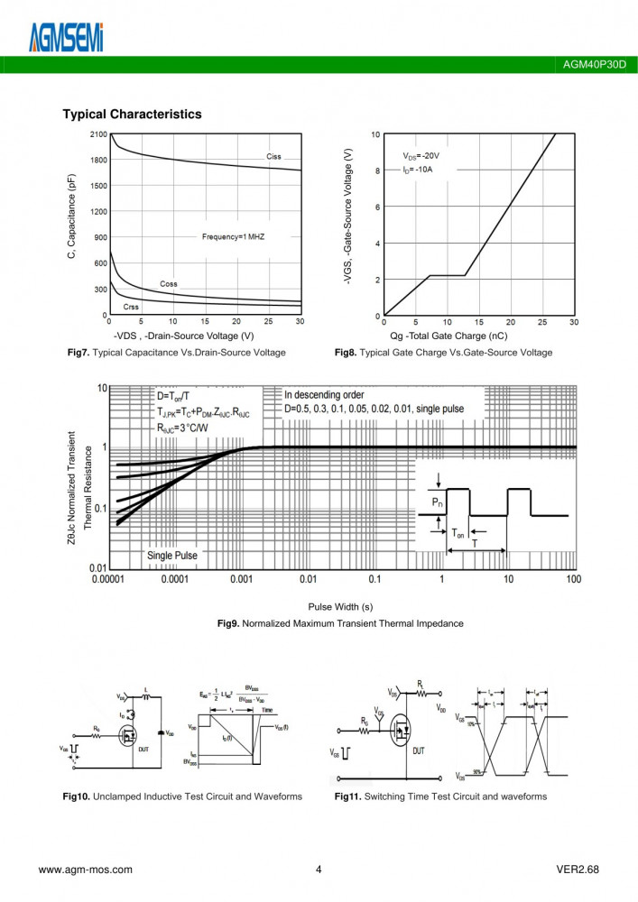 AGM40P30D datasheet page 4