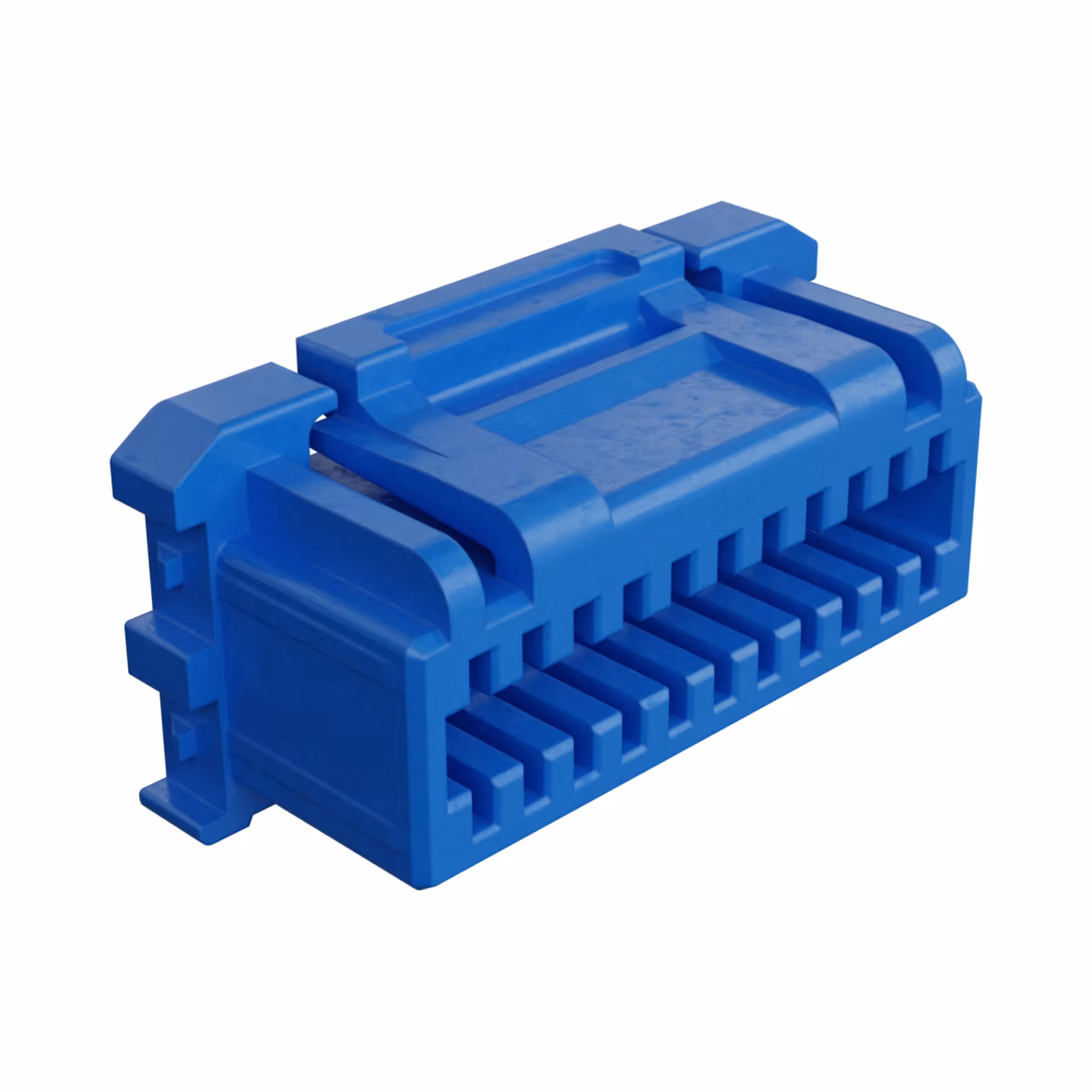 Micro-Lock Plus TPA Type Receptacle Housing, 1.25mm Pitch, Dual Row, Positive Lock, 22 Circuits, Blue for sale
