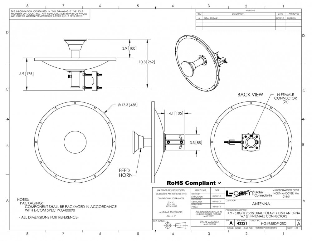 HG4958DP-25D technical document preview