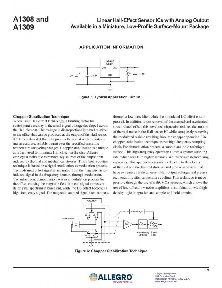 A1308 A1309 datasheet page 9