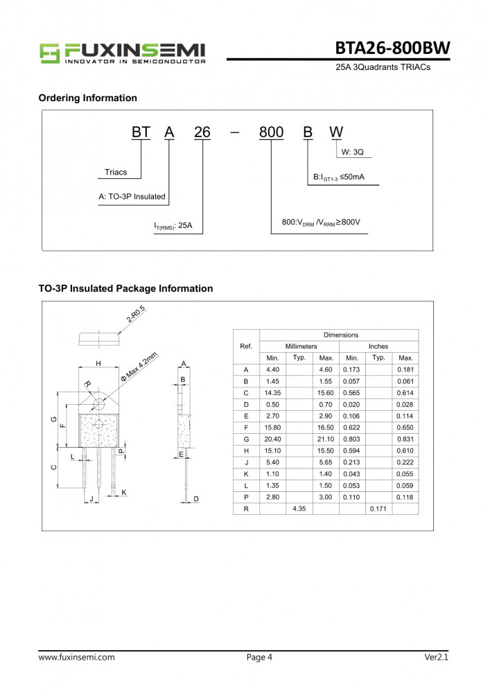 BTA26-800BW datasheet page 4