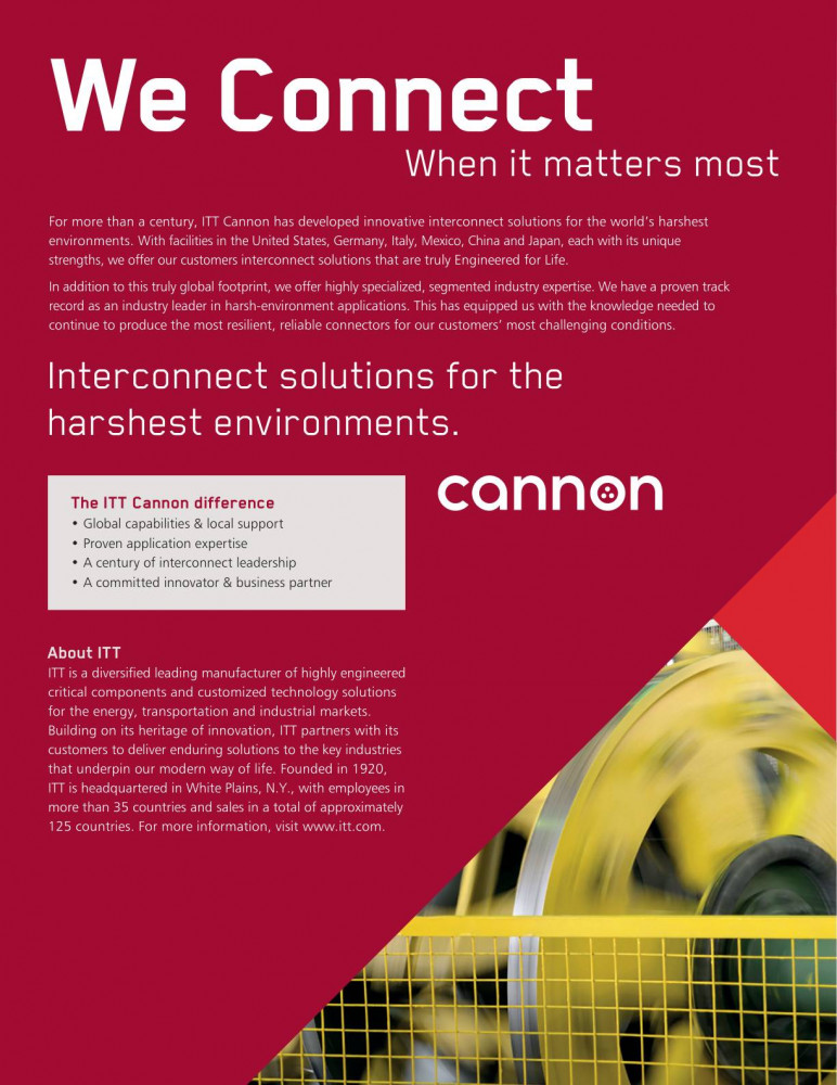 ITT CANNON D20419-16 technical document page 2