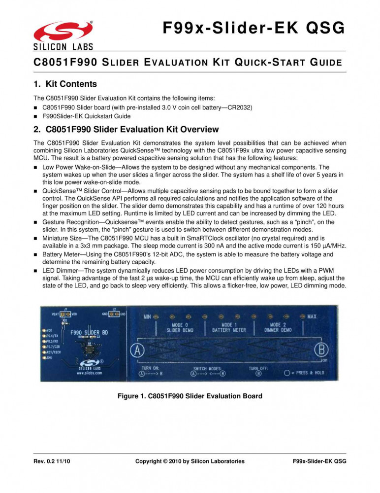 F990SLIDEREK technical document page 1