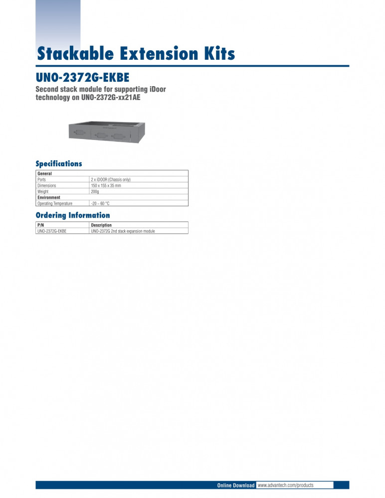UNO-2372G technical document page 4