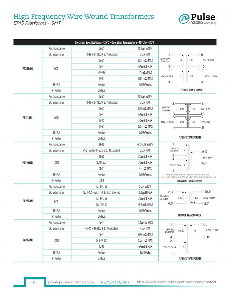 PA1367NL technical document page 5