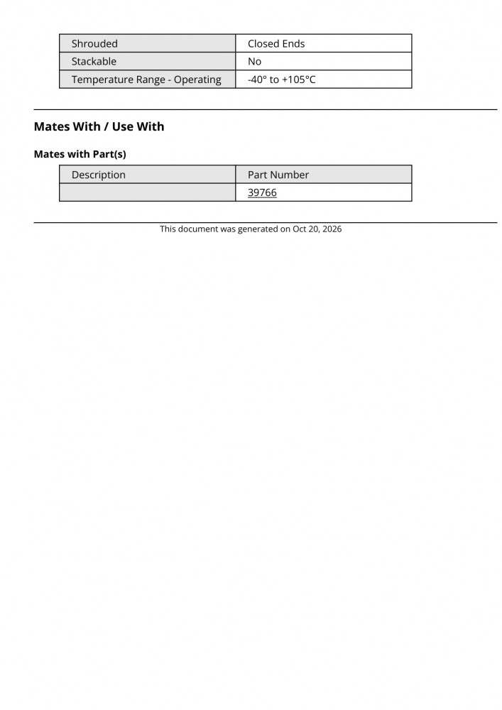 Product document image 3 for MOLEX 397671012
