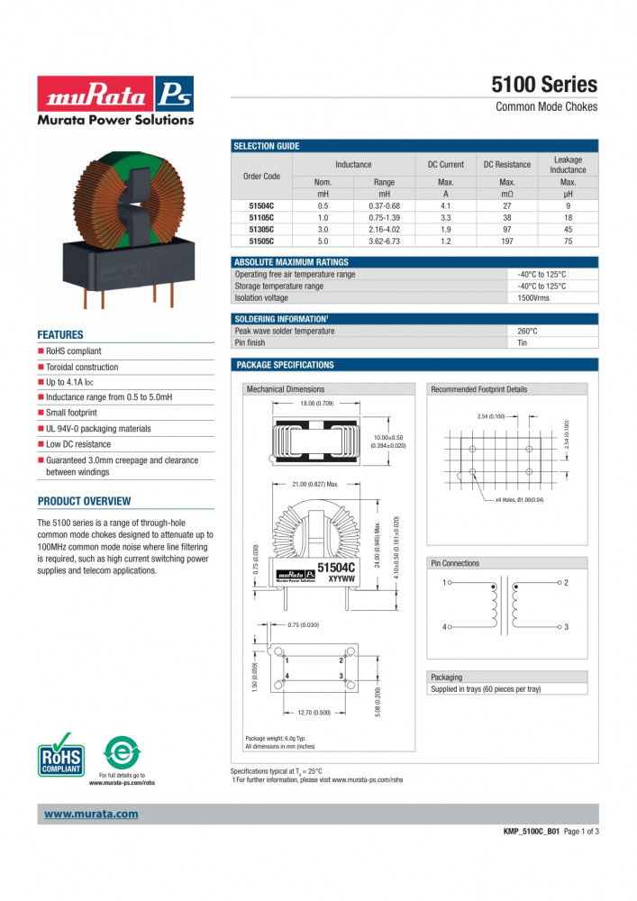 51505C datasheet page 1
