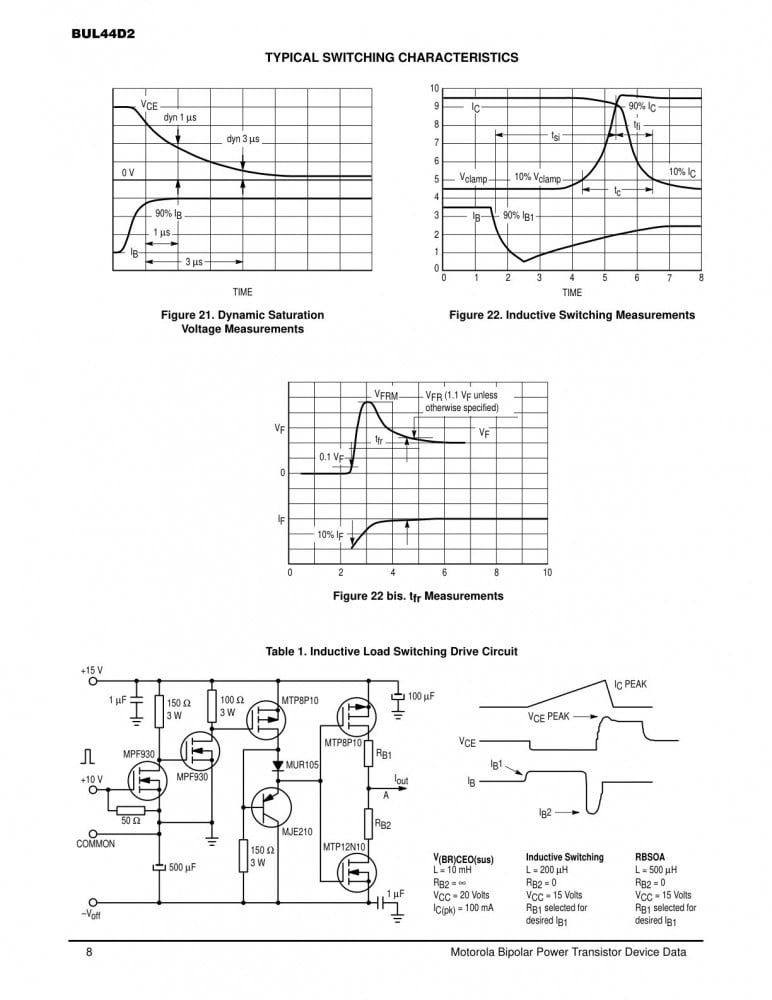 BUL44D2 datasheet page 8