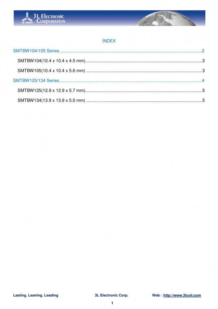 3L COILS catalogue page 1