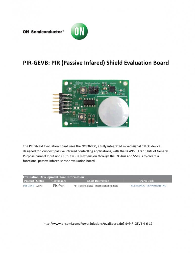 PIR-GEVB technical document preview