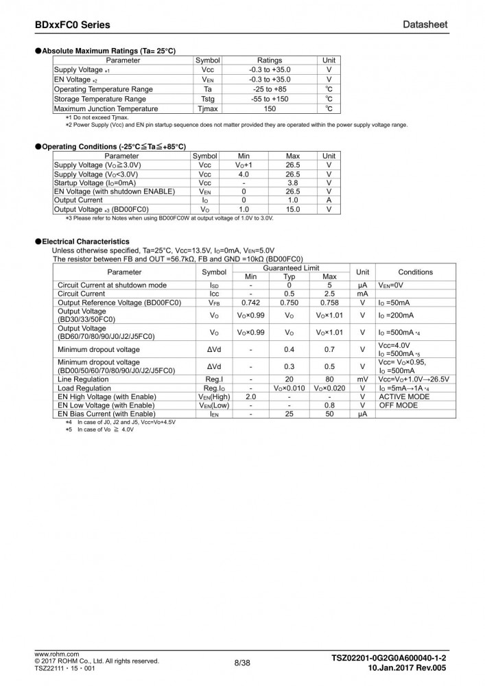 ROHM BD50FC0FP-E2 datasheet page 8