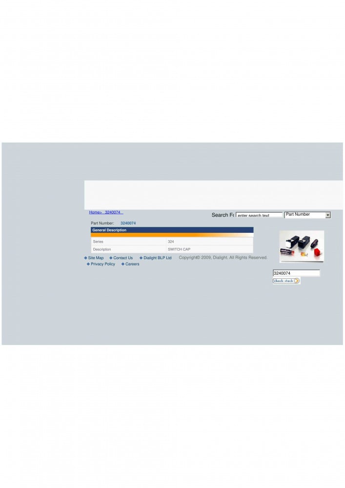 Dialight 324-0074 technical document page
