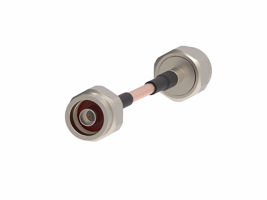SMA Straight Bulkhead Jack to MMCX Straight Plug on RG-316 Cable, 203.20mm Length, 50 Ohms