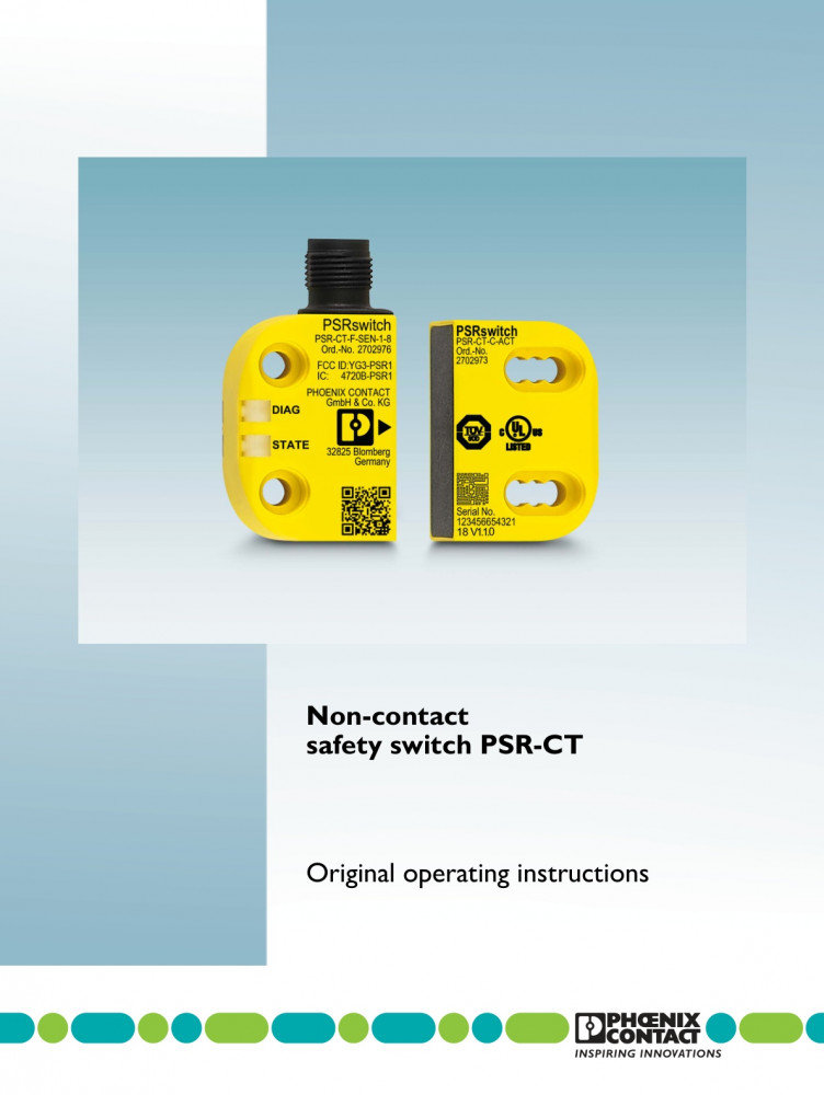 PSR-CT operating instructions page 1