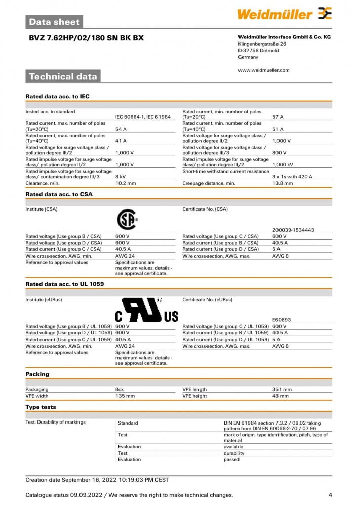 WEIDMULLER 1929930000 documentation page 4
