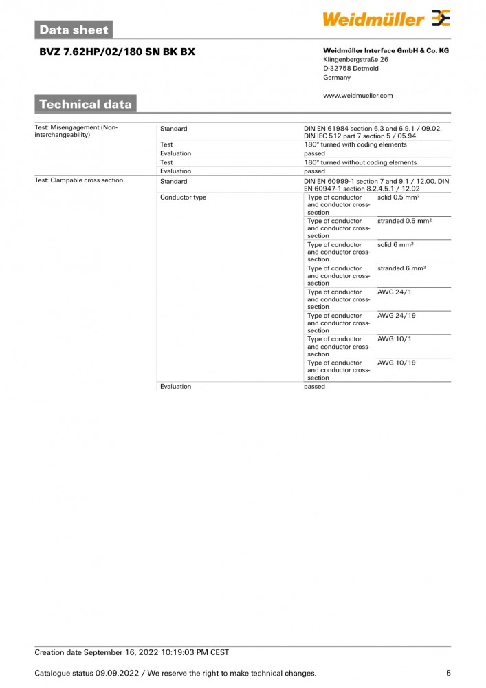 WEIDMULLER 1929930000 documentation page 5