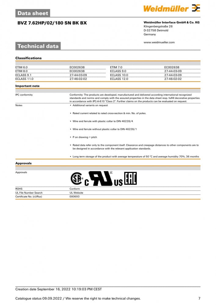 WEIDMULLER 1929930000 documentation page 7