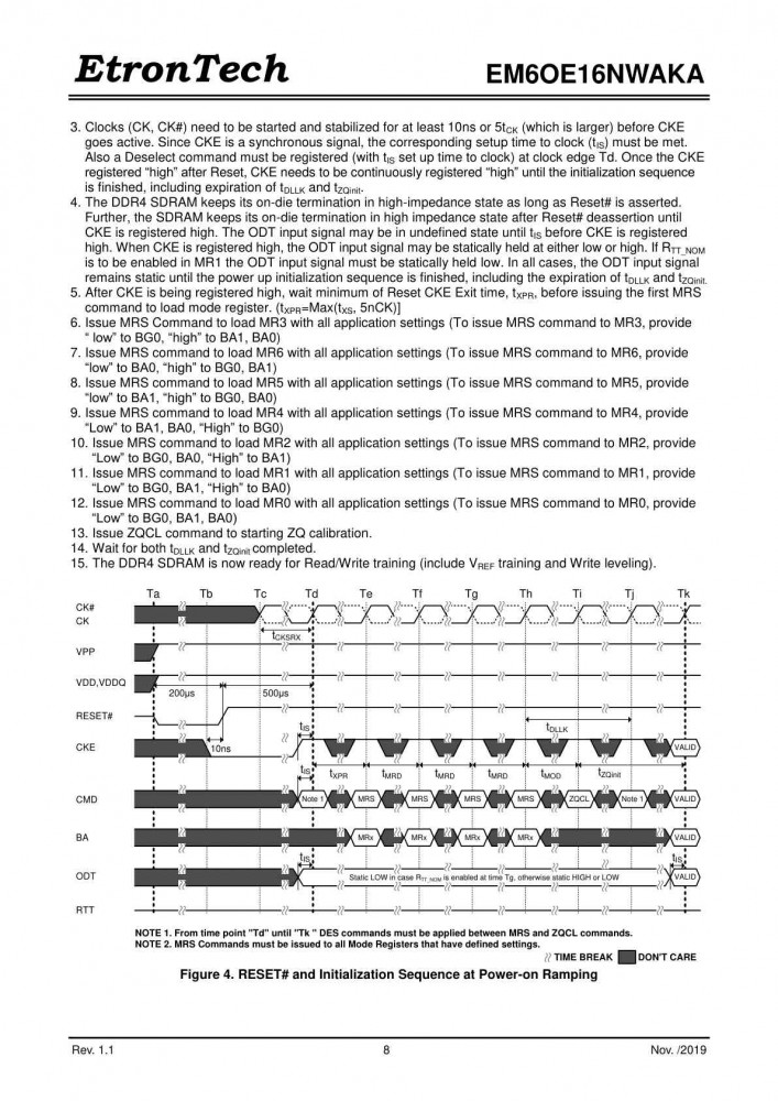 Etron DDR4 datasheet page 8