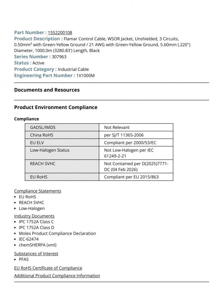 Product document page 1