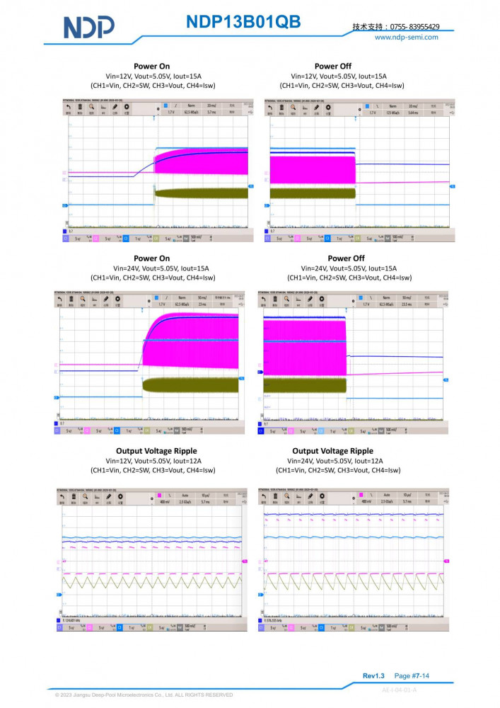 NDP13B01QB datasheet page 7