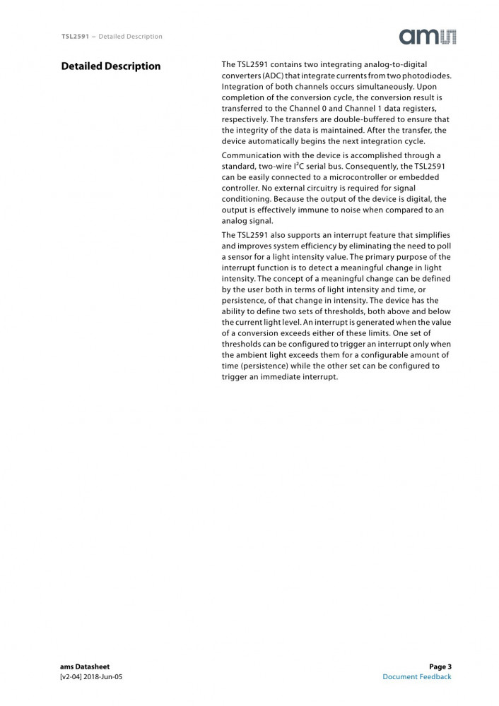 TSL25911FN technical document page 4