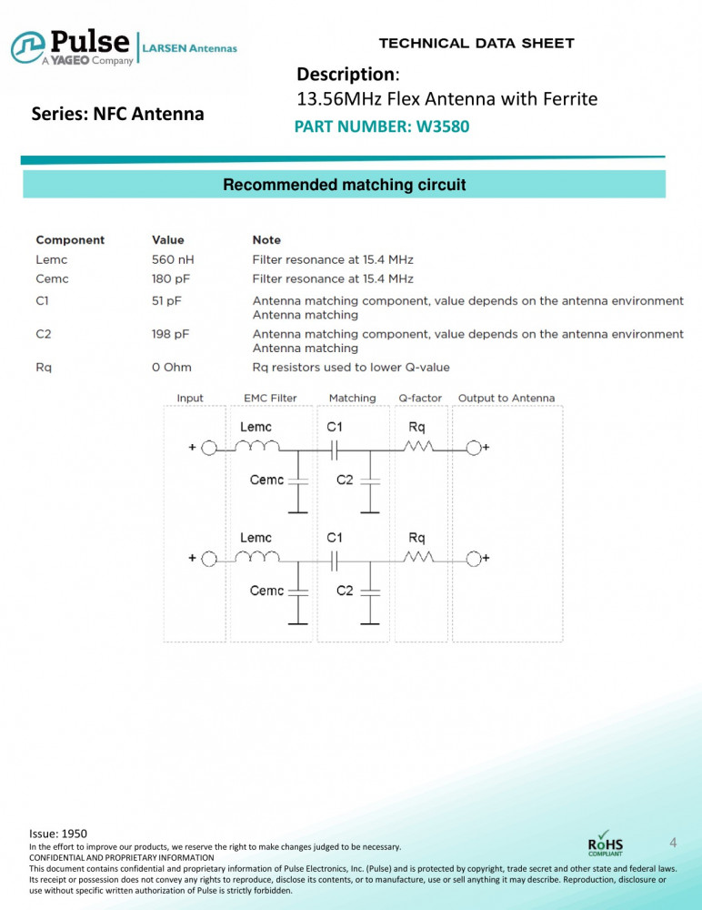 W3580 datasheet page 4