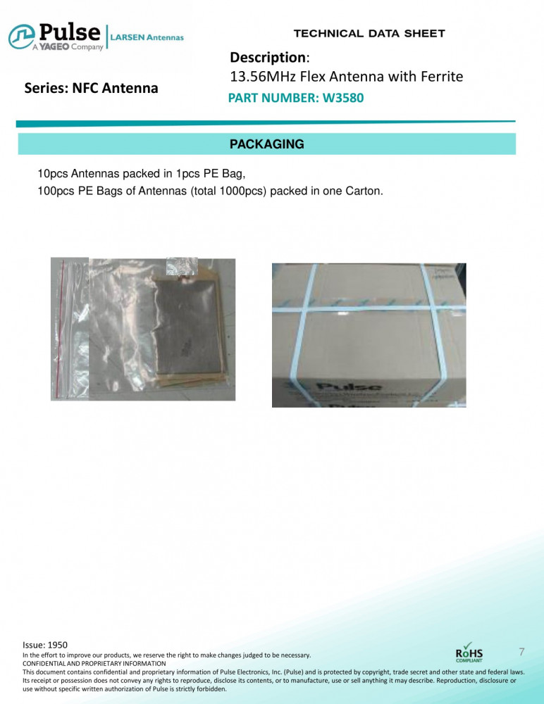 W3580 datasheet page 7