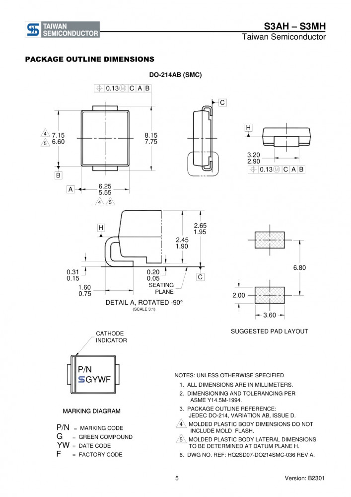 S3KH datasheet page 5
