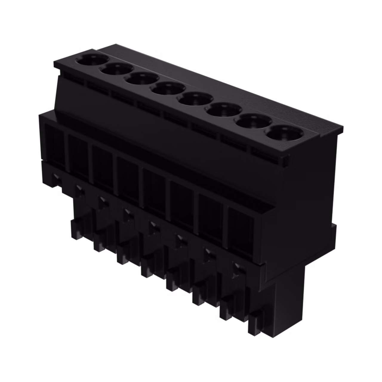 3.50mm Pitch Eurostyle Vertical Plug, Front Wire Entry, 8 Circuits for sale