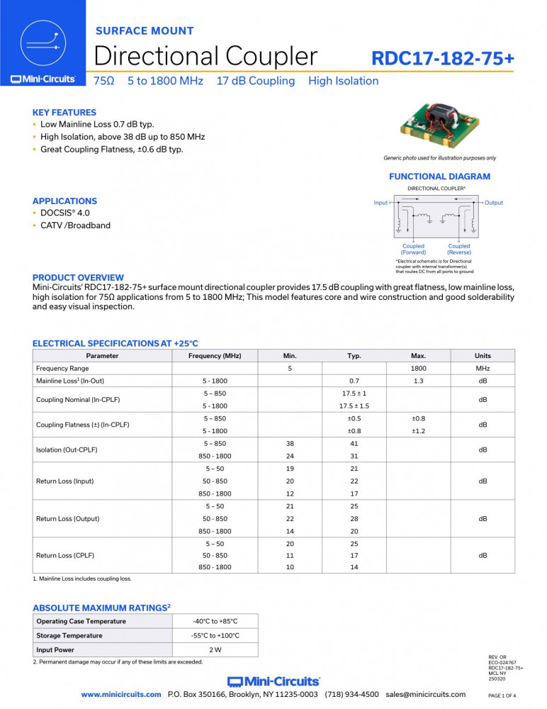 RDC17-182-75+ technical document page 1