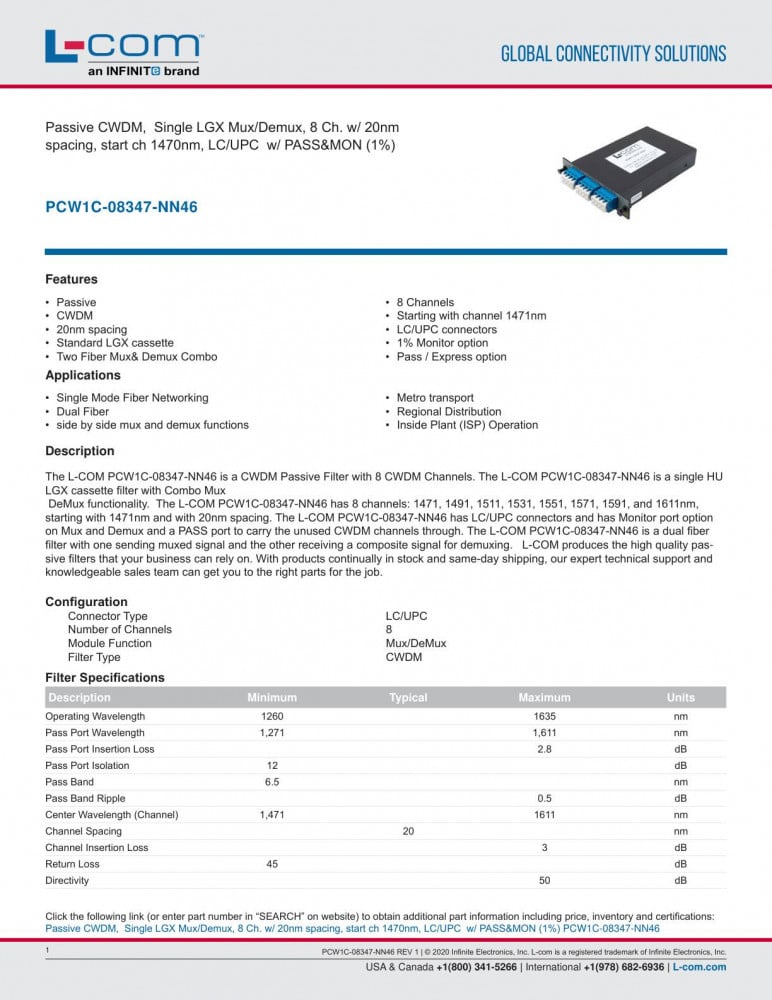 PCW1C-08347-NN46 technical document page 1
