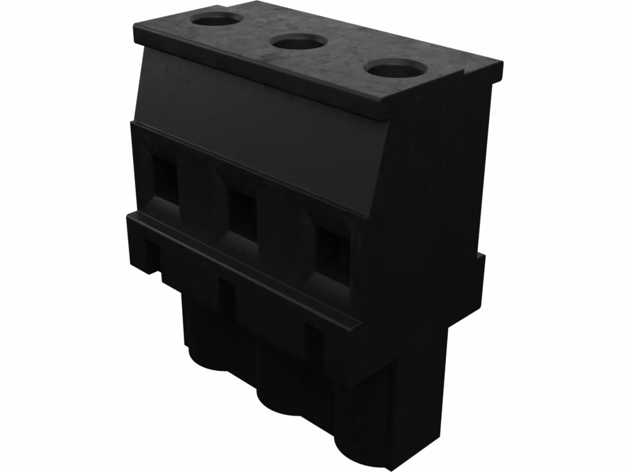 7.50mm Beau Eurostyle Pluggable Terminal Block, 90° Wire Entry, 3 Circuits for sale