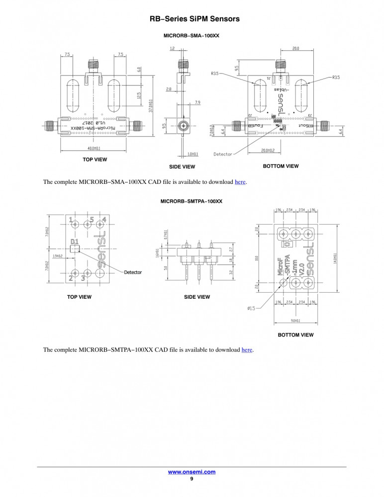 onsemi MICRORB datasheet page 9