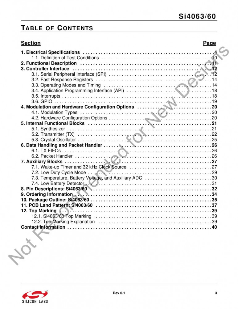 SI4063 document page 3