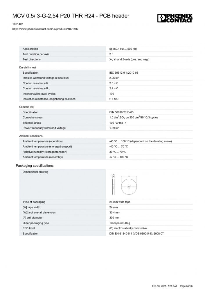 Phoenix Contact 1821407 datasheet page 5